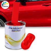 China Original Factory Grade Effect Hot Selling High Cost-Effective Scratch Resistant And Wear-Resistant Bright Red Car Repair Paint for sale