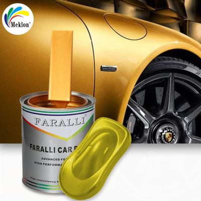 China Environmentally Friendly Golden Car Paint With Original Factory Grade Color Matching And Scratch Resistance for sale