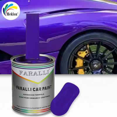 China Blue Purple Metal Car Spray Paint With High Performance And Low VOC Emissions for sale
