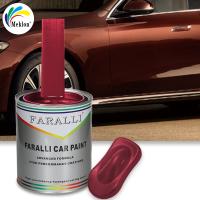 China Matte Glossy Fast Drying Long-Lasting Anti-Corrosion Grape Red Car Repair Paint for sale