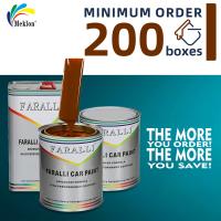 China 1K2K Environmentally Friendly Brown Car Paint With Scratch Resistance And High Temperature Resistance for sale