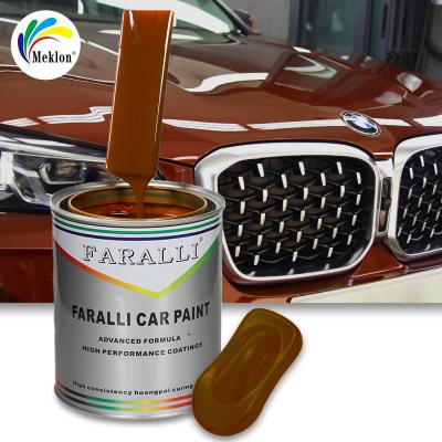 China 1K2K Environmentally Friendly Brown Car Paint With Scratch Resistance And High Temperature Resistance for sale