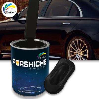 China Manufacturer Direct Sales Fast Drying High Coverage Dark Black Car Repair Paint for sale