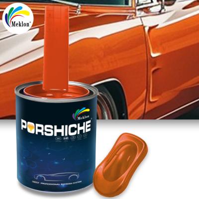China Factory Supplied Repair Paint UV Resistant And Weather Resistant Orange Red Car Paint for sale
