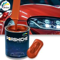 China High Gloss Durable And Wear-Resistant Metal Orange Car Repair Paint for sale