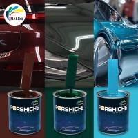 China 1K2K UV Resistant Weather Resistant And Wear-Resistant High Gloss Black Red Car Repair Paint for sale