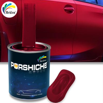 China High gloss environmentally friendly and low VOC red car repair and painting for sale