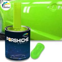 China High Quality And Cost-Effective Yellow Green Car Paint Directly Supplied By The Manufacturer for sale