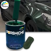 China High Cost Performance And High Gloss Deep Green Car Paint Suitable For Various Car Models for sale