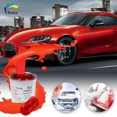 China Deep Red Pearl Car Paint UV Resistant Low VOC for sale