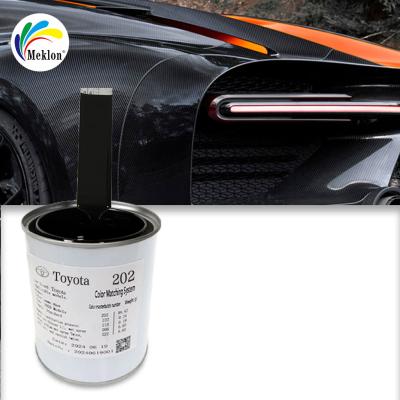 China High Gloss Black 1K Repair Paint for Metal Surfaces for sale