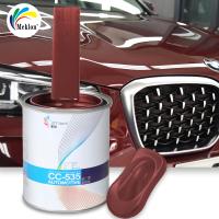 China 1K2K Popular Deep Red Efficient And Durable High Gloss Car Paint for sale