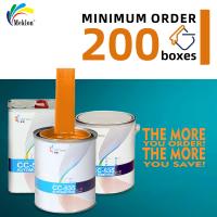 China Match With Original High Gloss Long-lasting Fast Drying Orange Car Paint for sale