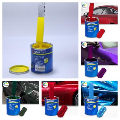 China Match With Original Factory Corrosion-resistant Lemon Yellow Hot Selling Car Paint for sale