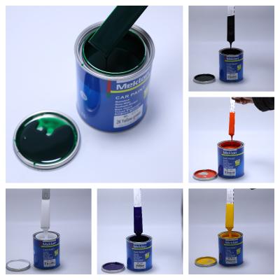 China High Gloss And Vibrant Yellow Green Matching Original Car Paint for sale