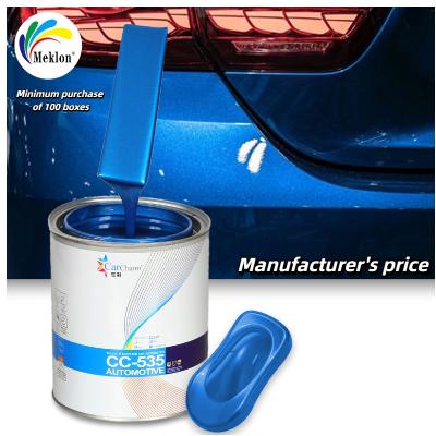 China MSDS Glossy Ready Mixed Car Paint Multifunctional Titanium Air Gold Color for sale