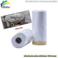 China Automotive Paint Masking Film Supplier For Dust And Dirt Prevention Without Leaving Glue for sale