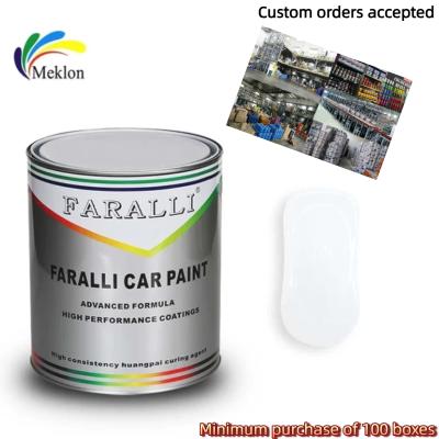 China Meklon 1K Pure White Acrylic Automotive Primer - 15-20°C Storage, 24 Month Shelf Life Ceramic Coating Paint for sale