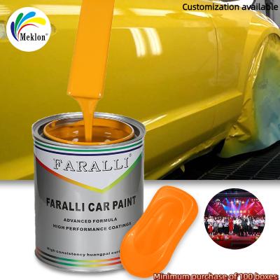 China Accept OEM Wear-resistant And Scratch Resistant Yellow Pearl Car Paint for sale
