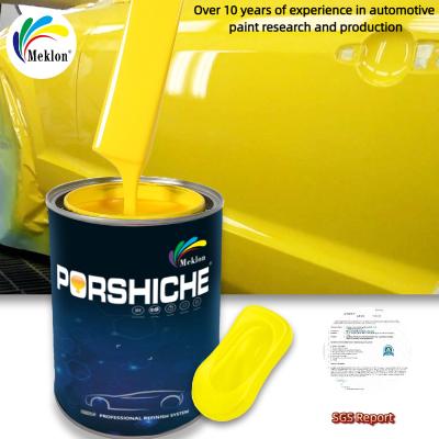 China High Temperature Is Not Easy To Change Yellow Pearl Car Paint Has MSDS Report for sale