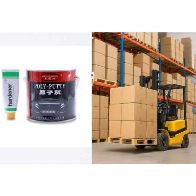 China High Performance Coating Poly Putty 1k Polyester Filling Car Detail Putty Body Repair Putty for sale
