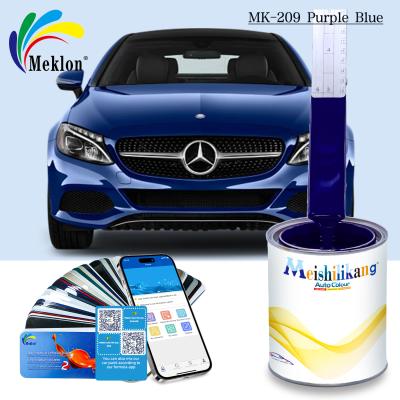 China Through Blue Refinish Car Paint for High Temperature Environments for sale