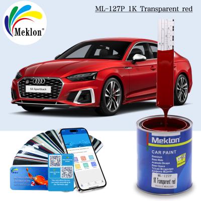 China Durable And Scratch Resistant High-performance Transparent Red Car Paint for sale