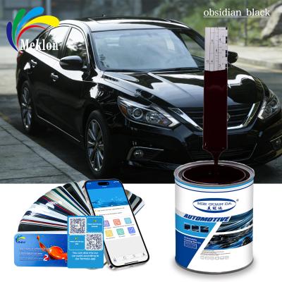 China Professional Grade Obsidian Black Refinish Car Paint For Dongfeng Nissan G41 Sound Of Nature for sale