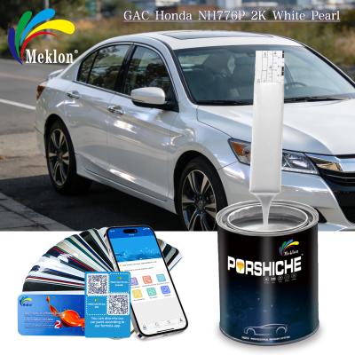 China Meklon GAC Honda NH776P 2K White Pearl Car Spray Paint - 100g Ready Mixed Formula for 2018 Accord Models for sale