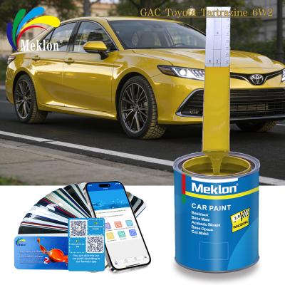 China Meklon GAC Toyota Tartrazine 6W2 Automotive Spray Paint - 100g Color System with Anti-Oxidation Protection for sale