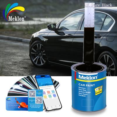 China 2K Pure Black Refinish Car Paint 4L Low Voc Deep Black Effect Of P-237 for sale