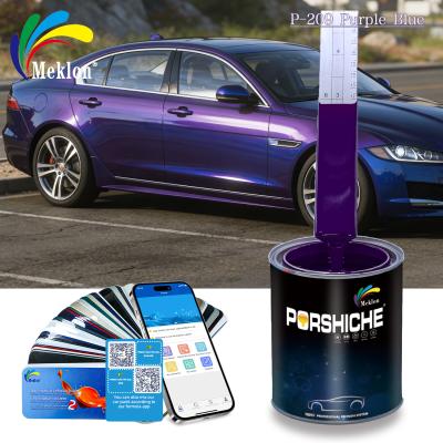 China ​High Covering Power Refinish Deep And Full Tone Refinish Car Paint P-209 Purple Blue For Vehicles for sale