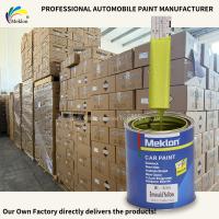 China Meklon Emerald Yellow Refinish Acrylic Liquid Coating Car Paint for Spray Application and Car Repair for sale
