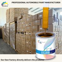 China 100% Matched MK-M418 Acrylic Refinish Car Paint Spray 1K Basecoat Golden Silver (yellow) Car Paint for Car Repair for sale