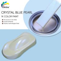 China High Gloss Crystal Blue Pearl Acrylic Automotive Car Refinish Paint Weather Resistant Car Paint for Car Repair for sale