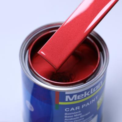 China High Shine Glitter Red Silver Acrylic Automotive Boat & Car Refinish Paint Spray Application Liquid Coating for Car Repair for sale
