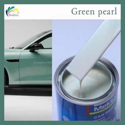 China Acrylic Resin Green Pearl Scratch Resistant Low VOC Refinish Car Paint for Automotive Repair for sale