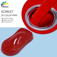 China 2K Scarlet Acrylic Car Paint for Auto Repair & Renovation for sale