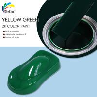 China Fast Drying 2K Yellow-green Acrylic Paint Automotive Car Refinish Coating & Paint for sale