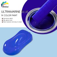 China Scratch Resistant 1K Ultramarine Blue Acrylic Paint Automotive Car Refinish Coating & Paint for sale