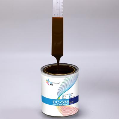 China Weather Resistant 1K Transparent Iron Yellow Acrylic Paint Car Paint Automotive Coating & Paint for sale