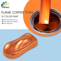 China High Gloss Flame Copper Pearl Acrylic Paint Automotive Coating & Car Repair Paint for sale