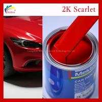 China Premium Scarlet 2K Car Body Coating UV Fade Resistant Factory Direct Car Repair Paint for sale