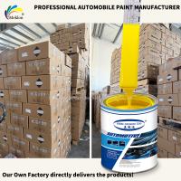 China 2K Lemon Yellow Automotive Paint Tinter High Chroma Green-Phase Yellow for Color Mixing for sale