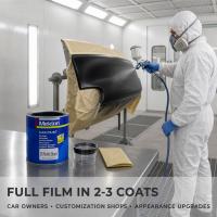 China Premium Hot Sale Matte Black 2K Auto Paint Super Fast Drying Acrylic High Solid Weathering Resistant Body Coating for sale
