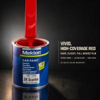 China MK-218 2K Scarlet Red Automotive Paint Color Tinter Acrylic Resin High Coverage Car Refinishing Coating for sale