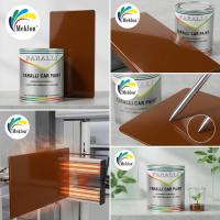 China 1K2K Environmentally Friendly Brown Car Paint With Scratch Resistance And High Temperature Resistance for sale