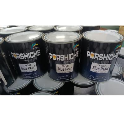 China 360 Blue Pearl 1K Crystal Blue Pearl Acrylic Automotive Paint High Gloss Refinish Coating for Car Body Repair for sale