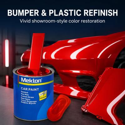 China 2K Red Acrylic Automotive Paint High Gloss Liquid Coating for Car Body Refinishing Repair for sale