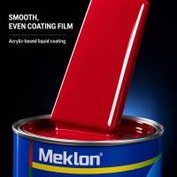 China 2K Red Acrylic Automotive Paint High Gloss Liquid Coating for Car Body Refinishing Repair for sale